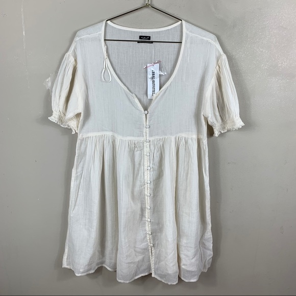 Urban Outfitters | Tops | Urban Outfitters Ivory Summer Flow Top | Poshmark